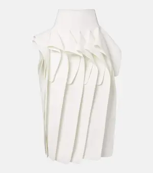Maticevski Streaming Draped Midi Skirt