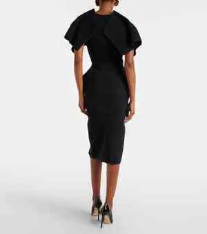 Maticevski Coco Peplum Midi Dress
