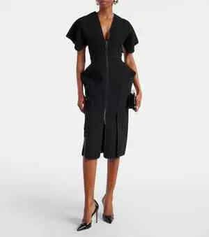 Maticevski Coco Peplum Midi Dress