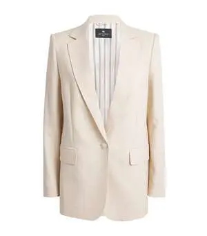 Etro Wool Single-breasted Blazer