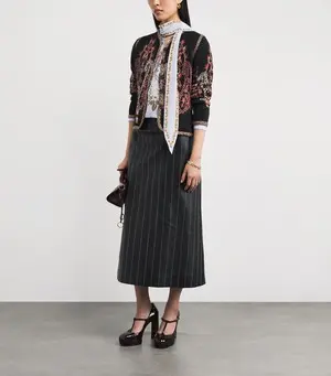 Etro Wool-blend Jacquard Cardigan