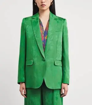 Etro Floral Single-breasted Blazer