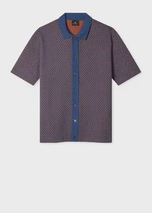 Paul Smith Jacquard Button-through Polo Shirt