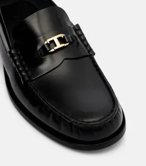 TOD'S T Timeless Leather Loafers