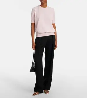 JIL SANDER Cotton Crewneck Sweater - Pink