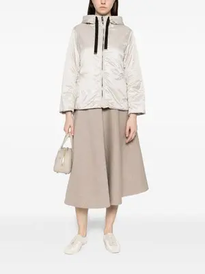 Max Mara Padded Blouson Jacket - Beige
