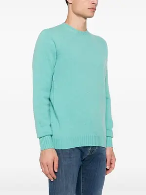 DRUMOHR Cashmere Crew Neck Sweater - Green