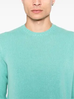 DRUMOHR Cashmere Crew Neck Sweater - Green