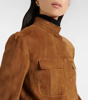TOM FORD Cropped Suede Jacket