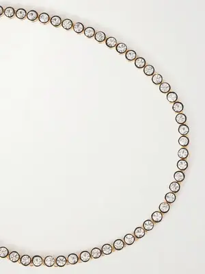ROXANNE ASSOULIN Tone Cubic Zirconia Tennis Necklace