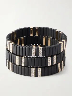 ROXANNE ASSOULIN The Midnight Set Of Bracelets - Gold