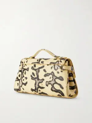 Proenza Schouler Tate Snake-effect Leather Tote