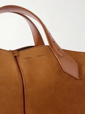 Proenza Schouler Large Chelsea Leather-trimmed Paneled Suede Tote