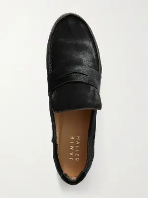 JAMIE HALLER Penny Calf Hair Loafers