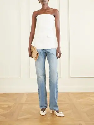 FERRAGAMO Vetty Bow-embellished Slingback Pumps - Neutrals