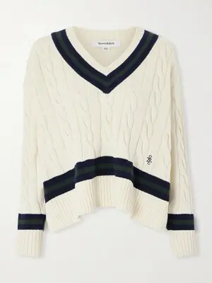 Sporty & Rich Striped Sweaters For Women