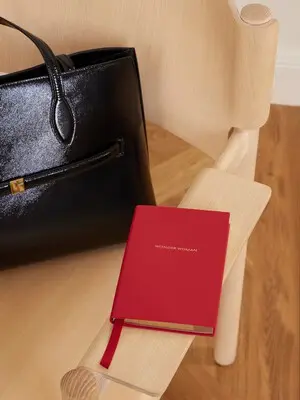 Smythson Chelsea Wonder Textured-leather Notebook