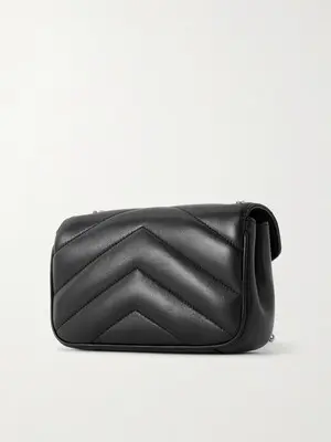 Saint Laurent Loulou Mini Matelassé Leather Shoulder Bag