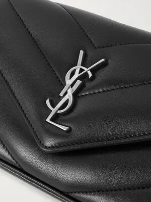 Saint Laurent Loulou Mini Matelassé Leather Shoulder Bag