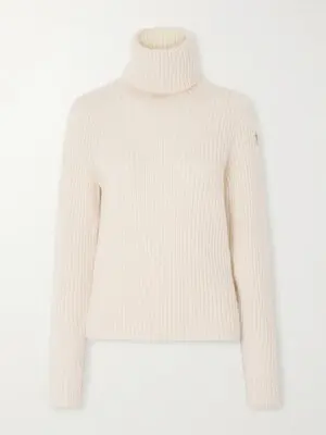 Moncler Ribbed Wool-blend Turtleneck Sweater