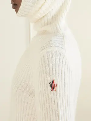 Moncler Ribbed Wool-blend Turtleneck Sweater