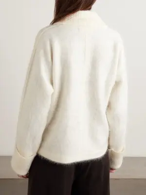 Guest In Residence Grizzly Double-breasted Brushed-cashmere Jacket