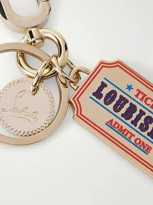 CHRISTIAN LOUBOUTIN Tone And Enamel Keychain
