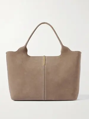 TOD'S Suede Shopping Tote