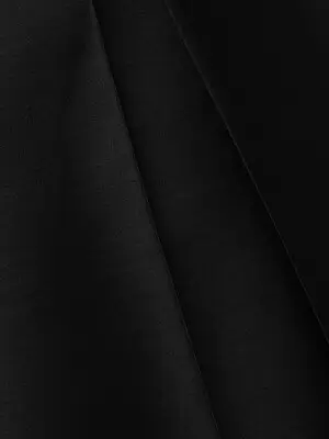 HEIRLOME Tova Pleated Wool And Silk-blend Faille Wide-leg Pants