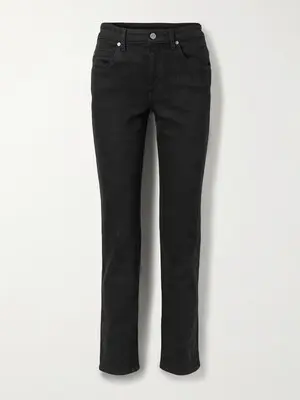 Khaite Vivian Mid-rise Slim-leg Jeans