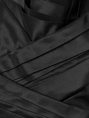 Carolina Herrera Strapless Draped Gown