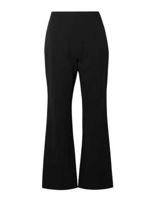 Carolina Herrera Ponte Flared Pants - Black