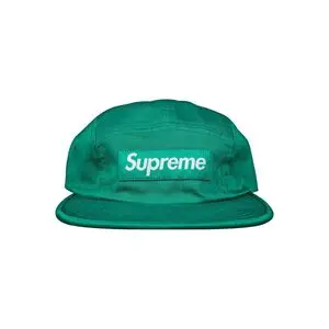 Supreme Washed Chino Twill Camp Cap - Green