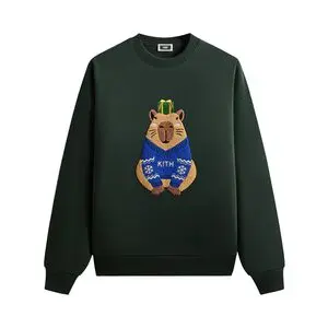 Kith Kithmas Capybara Nelson Crewneck - Green