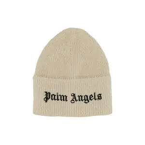 Moncler Palm Angels Classic Logo Beanie - Cream