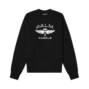 Palm Angels Crewneck Sweatshirts Hoodies For Women