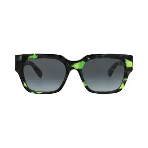 Chloé Square Frame Recycled Acetate Sunglasses - Green