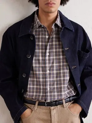 Charvet Checked Cotton-flannel Shirt