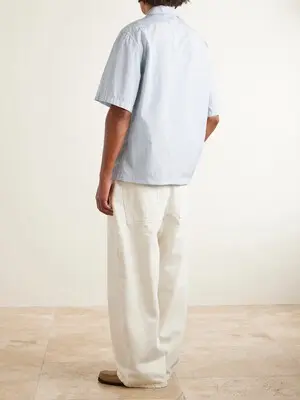 Barena Venezia Solana Camp-collar Cotton-poplin Shirt - Gray
