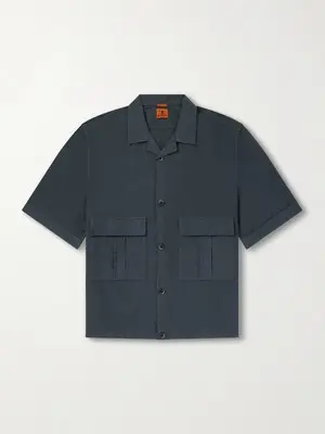 Barena Venezia Camp-collar Cotton-poplin Shirt