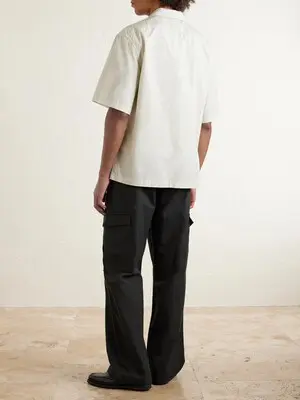 Barena Venezia Solana Camp-collar Cotton-poplin Shirt - Neutrals
