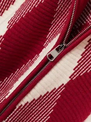 Varley Karina Jacquard-knit Cardigan