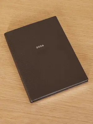 Smythson Soho Ludlow 2026 Weekly Diary - Green