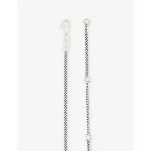 SERGE DENIMES Latch Sterling And Cubic Zirconia Necklace
