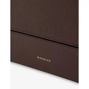 WANDLER Penelope Slouch Leather Shoulder Bag - Coffee Crust