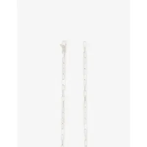 Tom Wood Billie Chain White Rhodium-plated Sterling Necklace - Silver