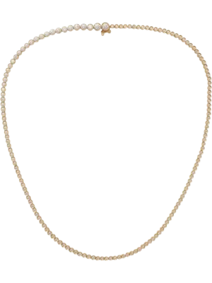 Sophie Bille Brahe Classic Tennis 18-karat Diamond Necklace - Gold