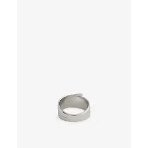 VITALY Crosshatch Stainless Steel Ring