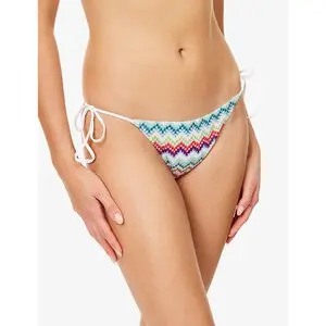 Missoni Chevron-print Raschel Knit Bikini Set