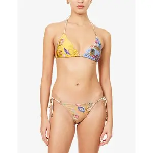 Zimmermann Spliced Triangle Bikini Set